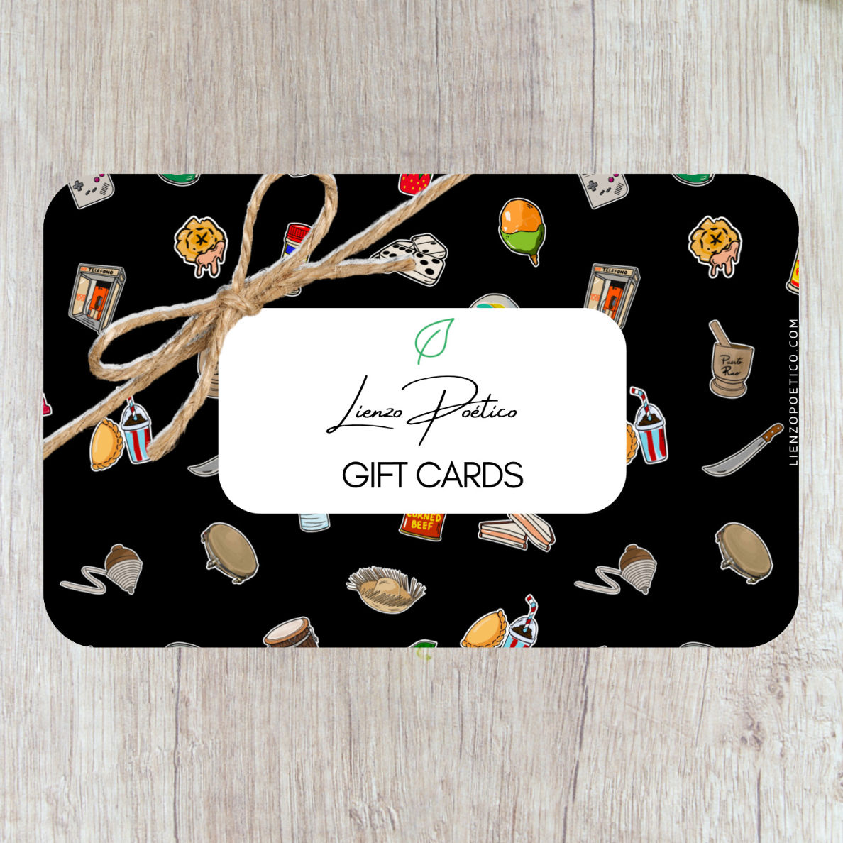 Gift Cards – Lienzo Poético