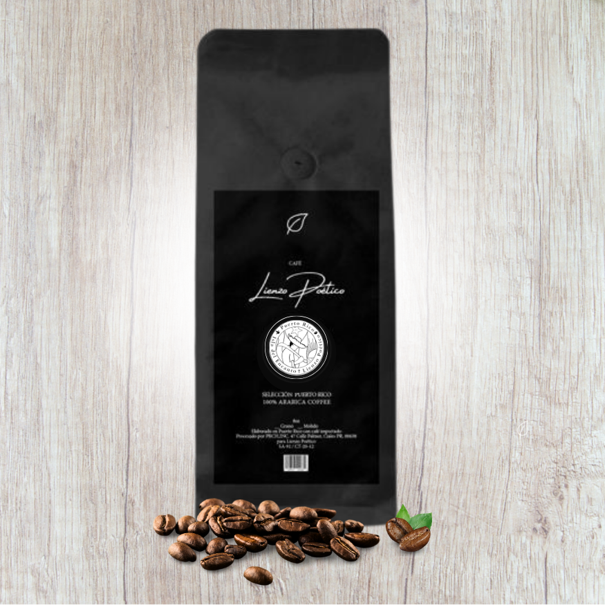 Café Lienzo en Grano 100% Puertorriqueño – Lienzo Poético