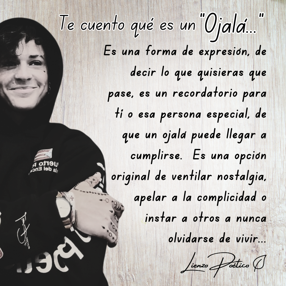 OJALÁ (T-Shirt / Hoodie / Sticker...) – Lienzo Poético